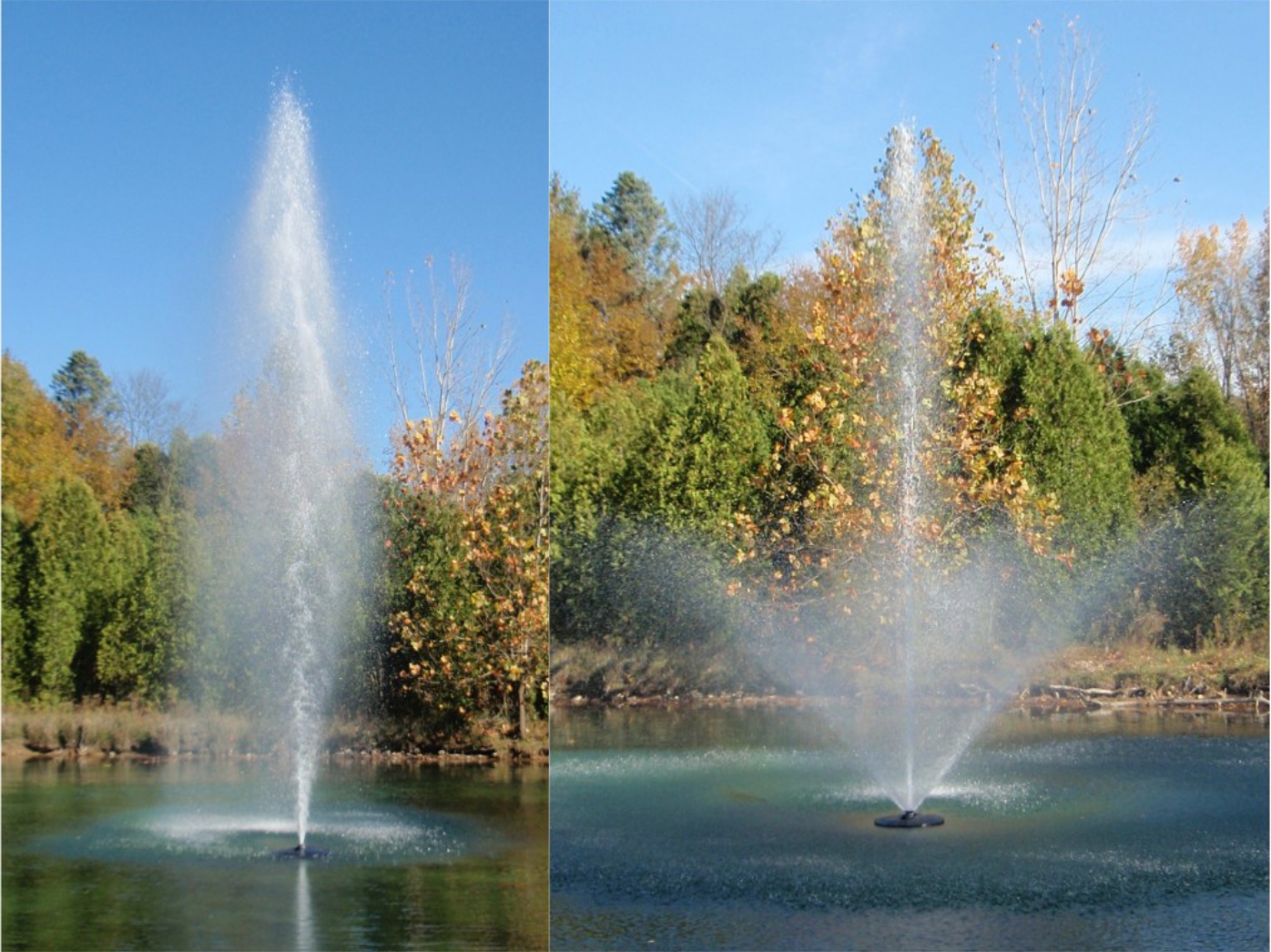 See the difference our fountain can make in your pond